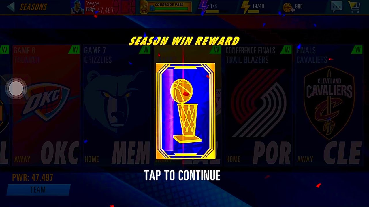 NBA 2K MOBILE - Season 47 First Completion Reward - Dark Matter Card ...