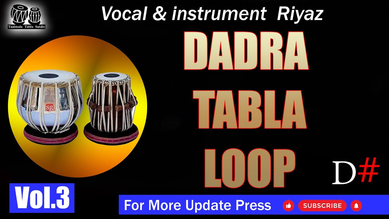 Dadra Tabla Loop Professional Style Loop Taalmala Tabla Studio - YouTube