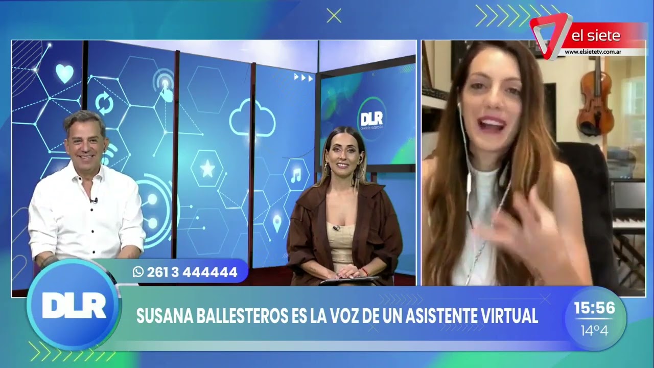 Susana Ballesteros es la voz de un asistente virtual mundial - YouTube