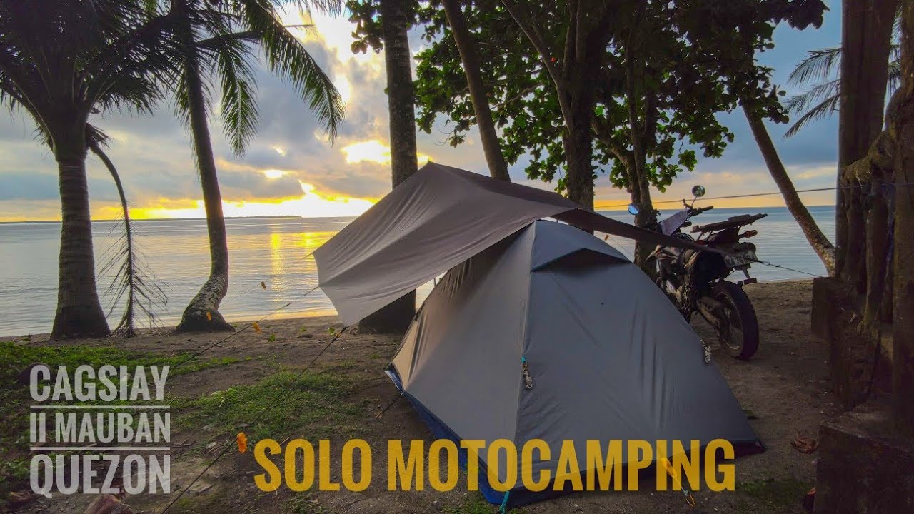 Solo Motocamping Sampitan Beach Resort Mauban Quezon Youtube