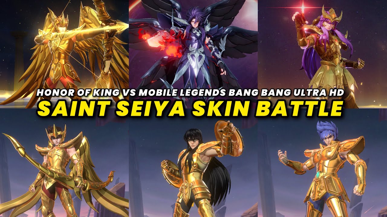 MLBB vs. Honor of Kings: Saint Seiya Collaboration Battle in Ultra HD ...