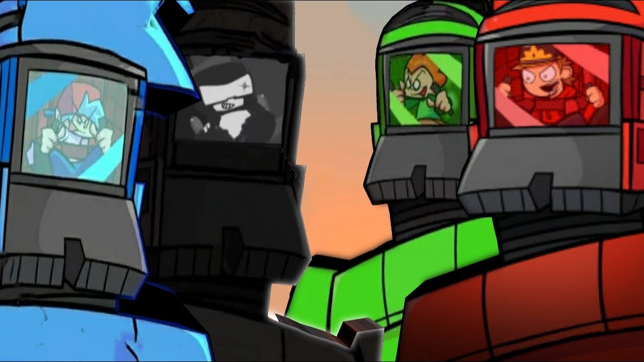 Tankman bot vs Boyfriend bot vs Pico bot vs Tordbot || Tankman giant ...