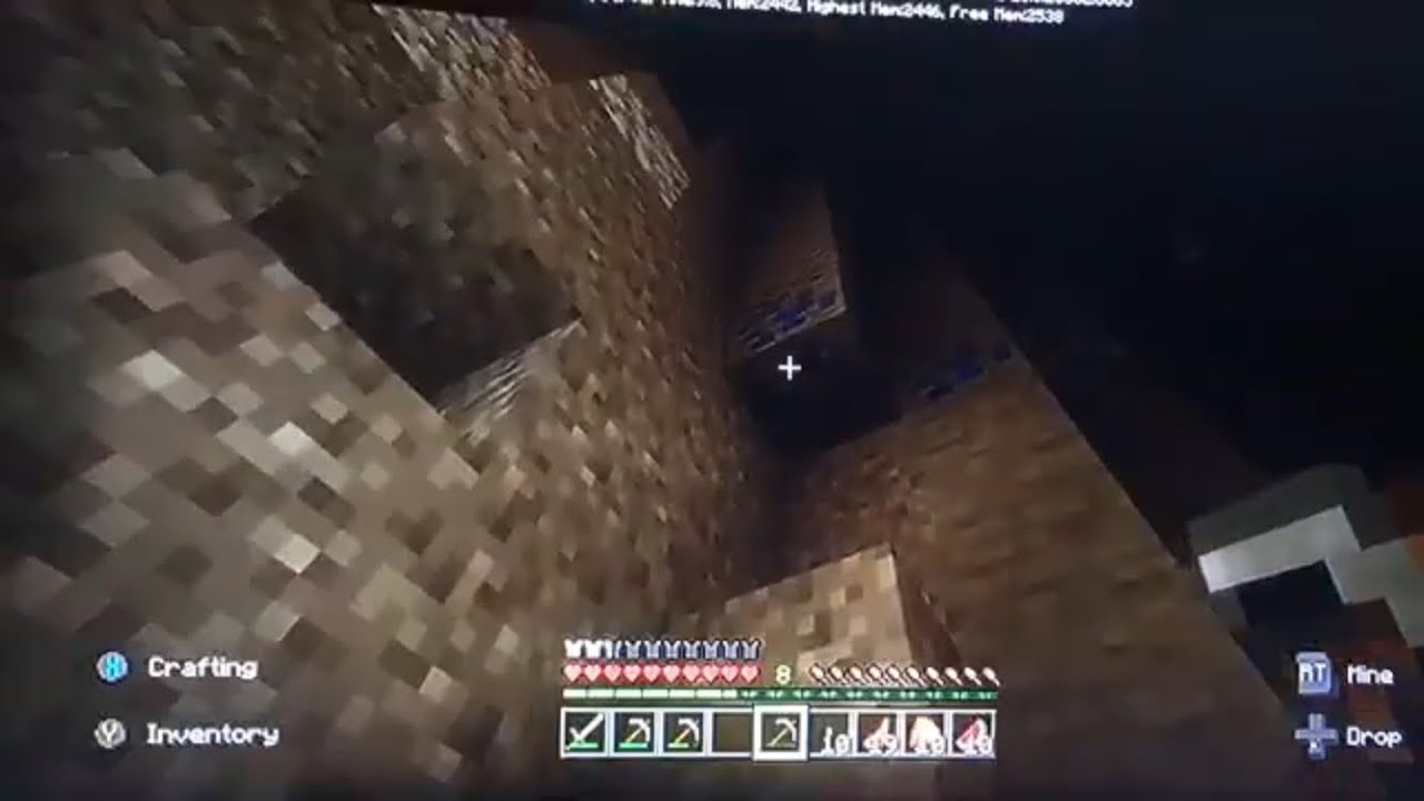 Mining in the Underground Ravine-part 14-Minecraft Survival series ...