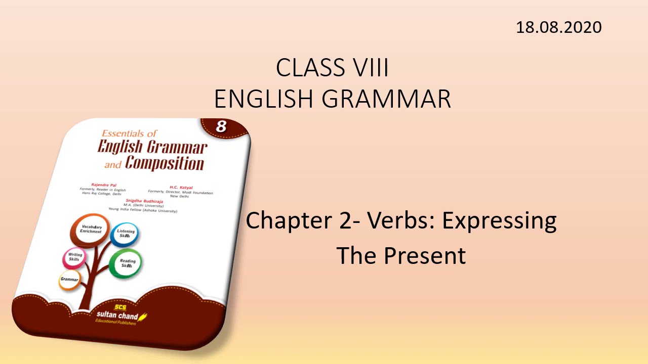VERBS EXPRESSING PRESENT CHAPTER 2 - YouTube