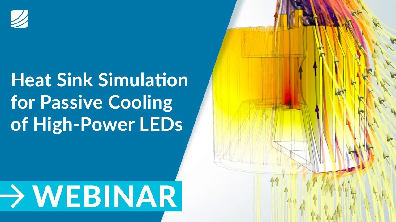 Heat Sink Simulation for Passive Cooling of High Power LEDs - YouTube