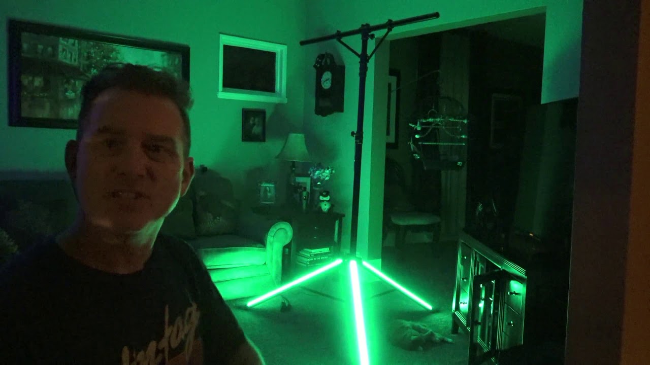 ADJ LTS Color - A Light Stand With Built In LED Color Wash - YouTube