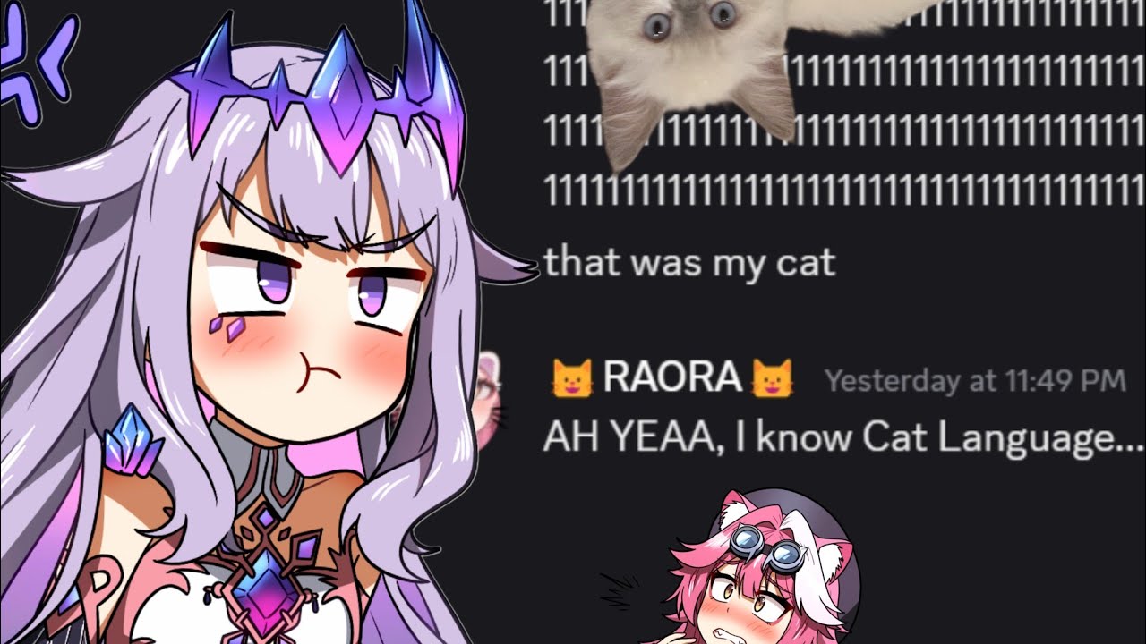 Raora & John cat are talking behind biboo - YouTube