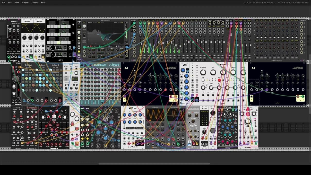 Addi(c)tive oscillator in VCV Rack - experimental TECHNO electro patch - YouTube