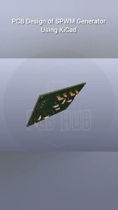 PCB Design of SPWM Generator Circuit - YouTube