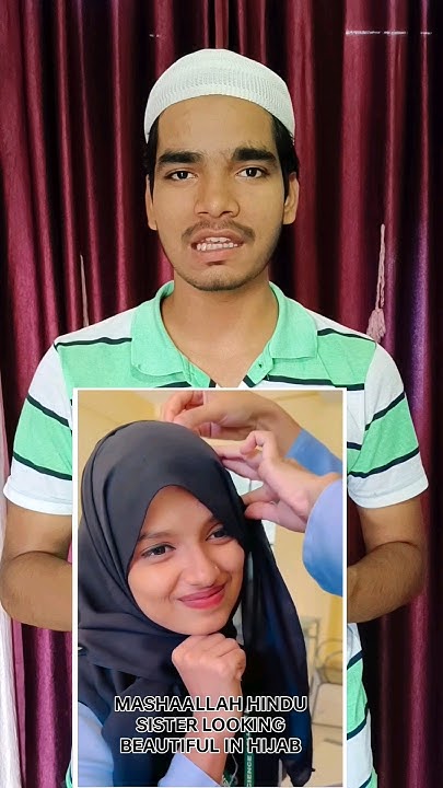 Hindu Behan Ne Pehna Hijab ️🥺 Islamicshort Islamicvideo Hijab Hindu Muslim Allah