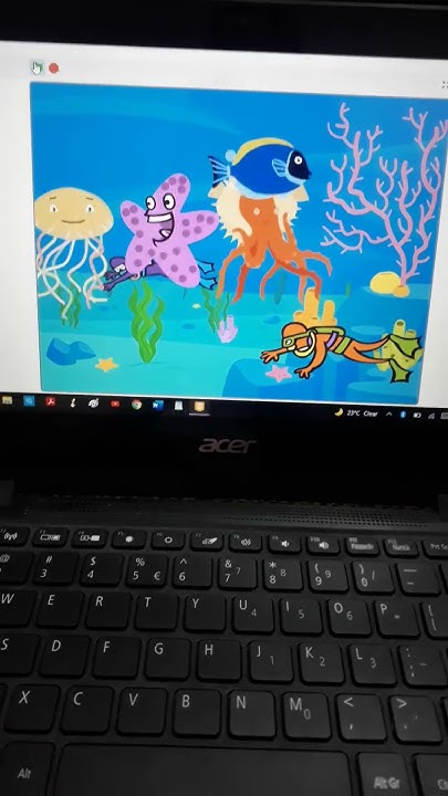 underwater diver scratch program - YouTube