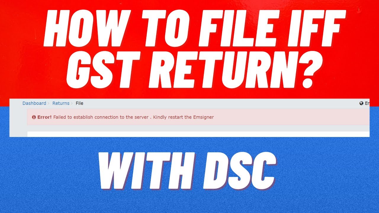 GST IFF RETURN FILING PROCESS #gst - YouTube