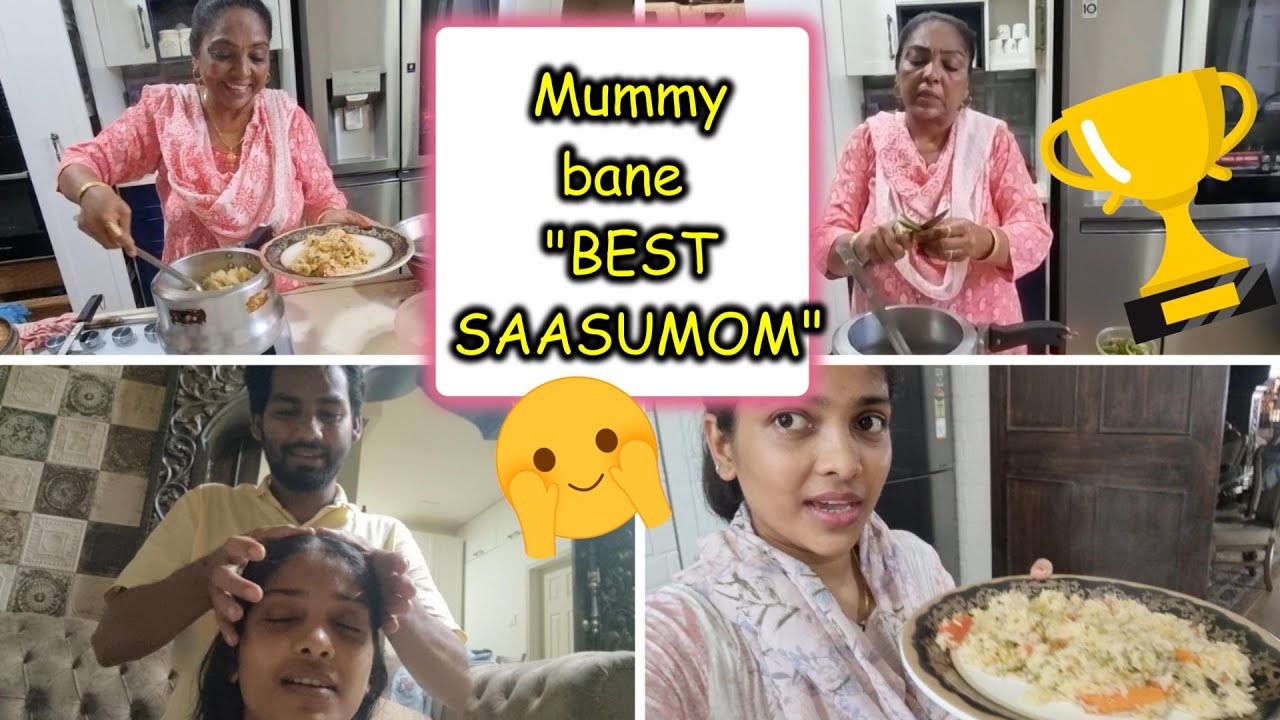Mummy bane "BEST SAASUMOM"🤗Bhai ke hatho me jadu hai😍Rabia ki family ...
