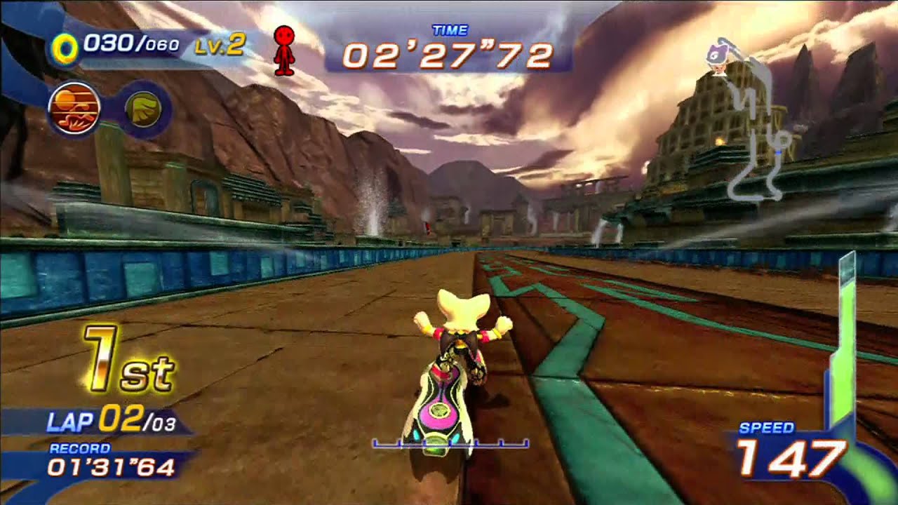 Sonic Free Riders: Magma Rift (Expert / Xbox Live) [1080 HD] - YouTube