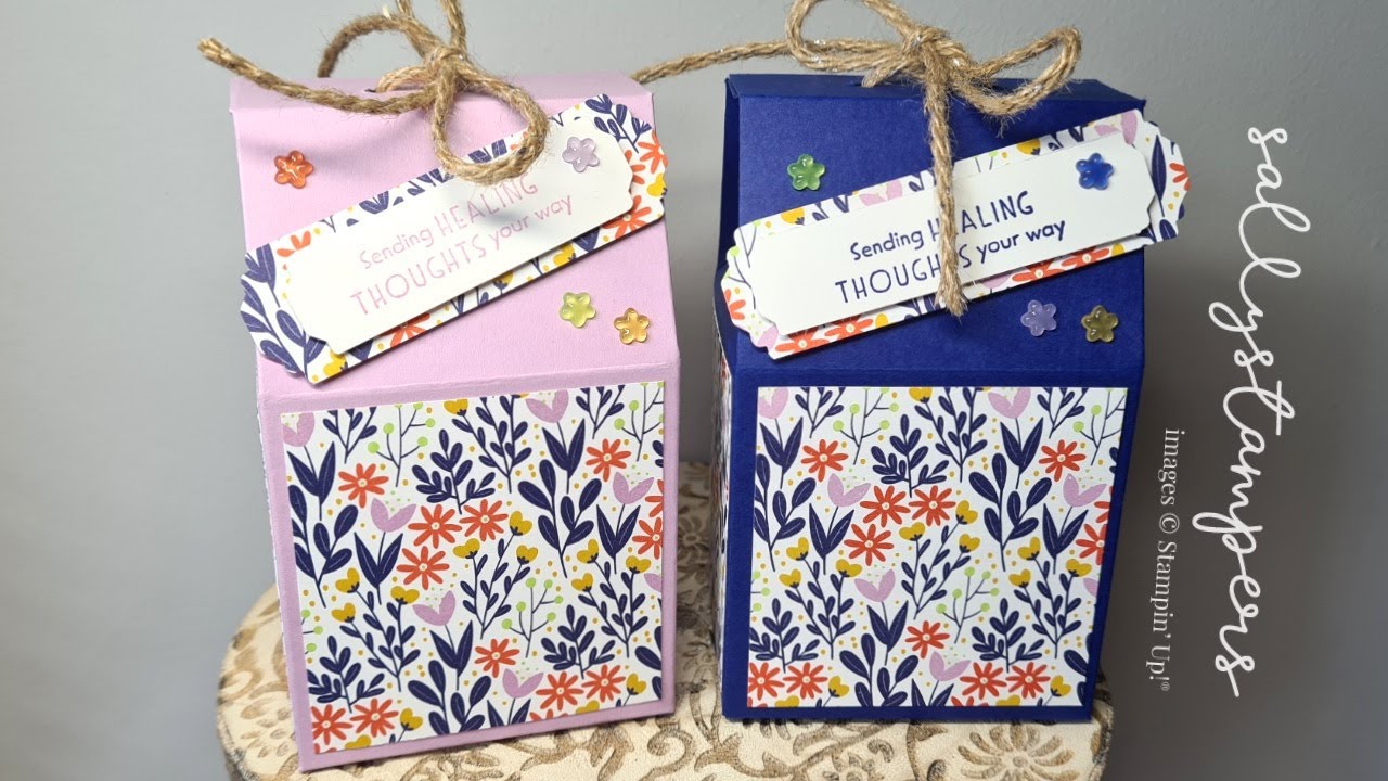 How To Make A Butterfly Thoughts Box - YouTube