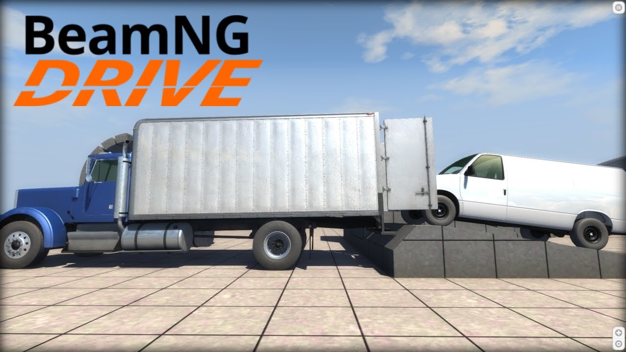 BeamNG Drive Experimental Branch - Loading a Van in The T65 Box Truck ...