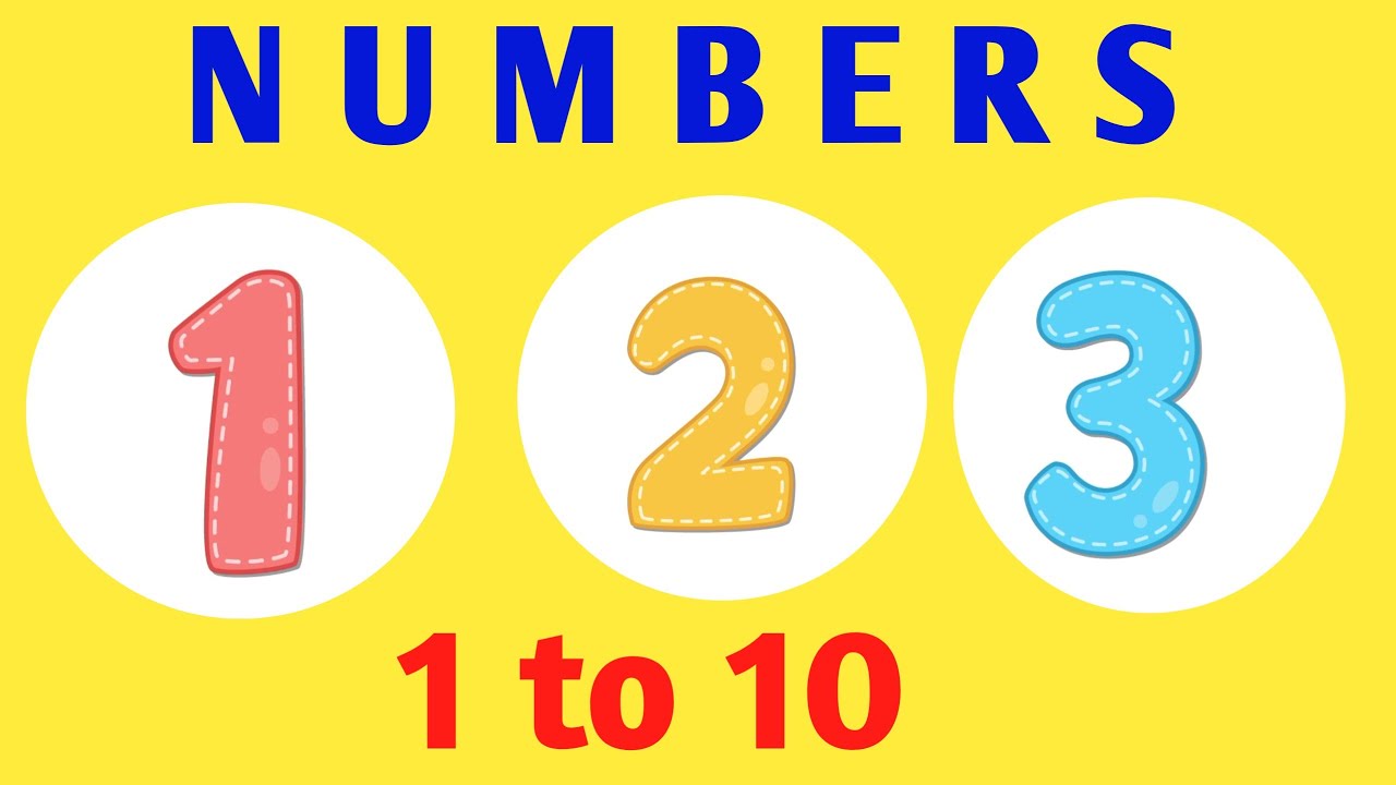 1 to 10।1 2 3 4 5 6 7 8 9 10। numbers। English numbers।one two three ...