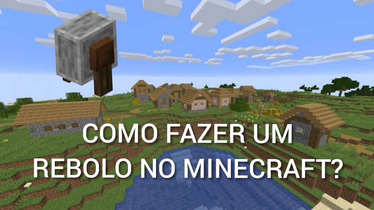 como fazer um rebolo no minecraft - YouTube