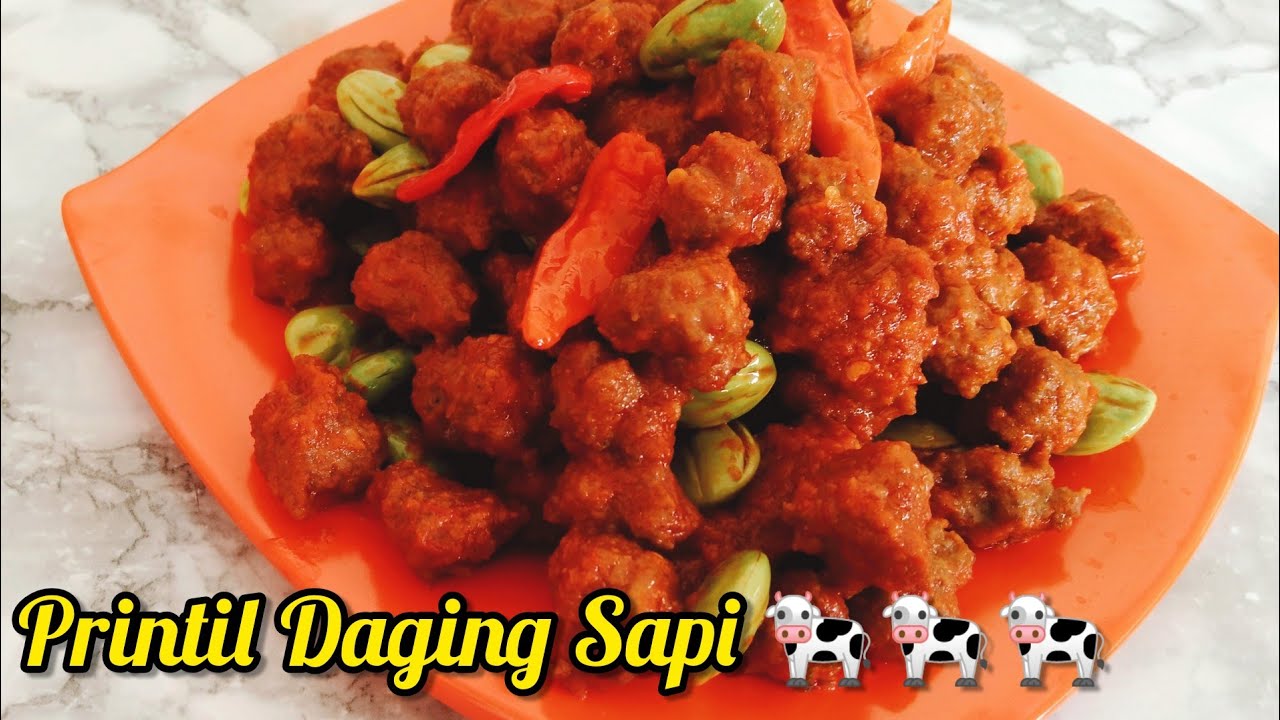 Resep Sambal Goreng Printil Daging Sapi 🐄, Lezatnya Kebangeten - YouTube