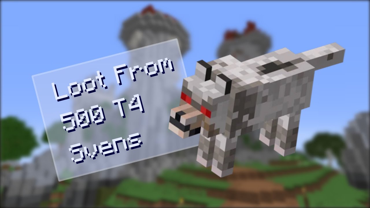 So I Decided to Do Sven Slayer in Hypixel Skyblock - YouTube