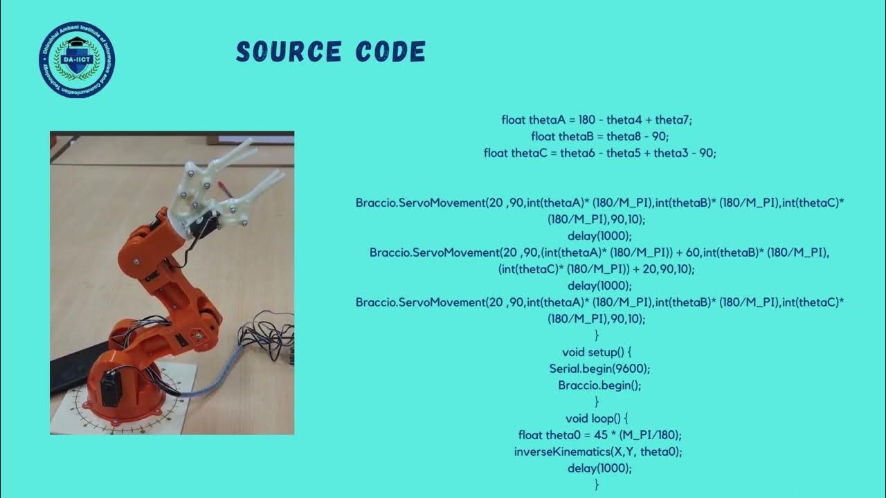 IE410 Introduction to robotics | Lab assignment-1 | Inverse kinematics using Arduino - YouTube