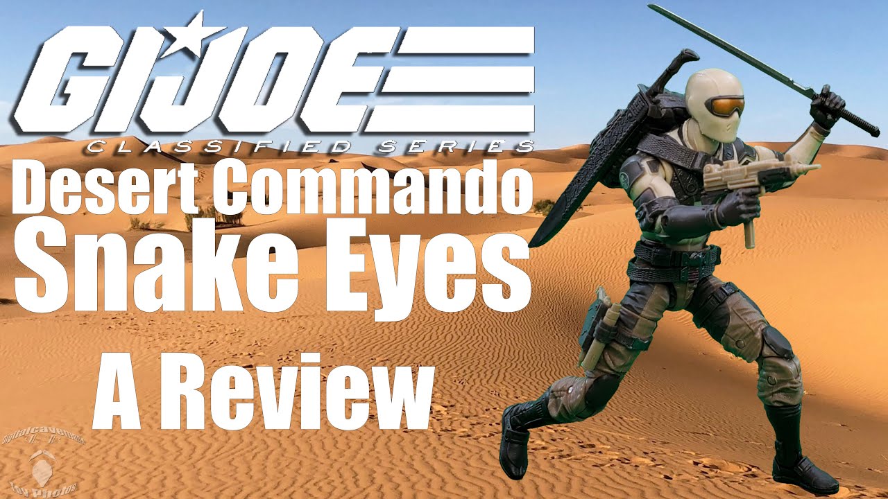 Desert Commando Snake Eyes || A G.I. Joe Classified Series Review - YouTube