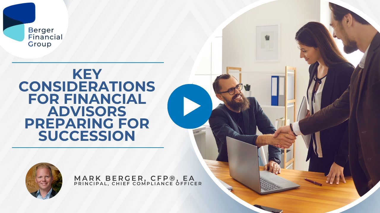 Key Considerations for Financial Advisors Preparing for Succession ...