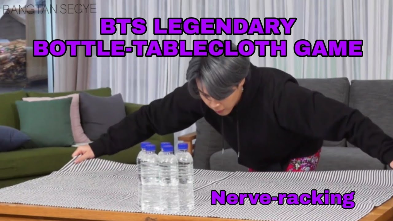 BTS Legendary Bottle -Tablecloth Game ||RUN BTS 117 Ep - YouTube