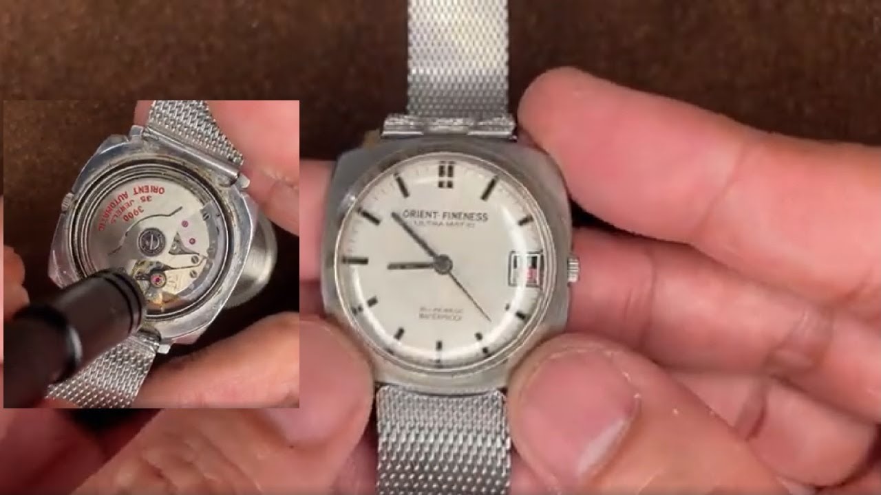 Orient Fineness Ultramatic Incabloc Cal.3900 Vintage Movement sound ...