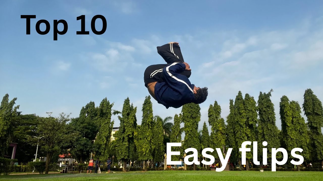 Top 10 Easy Flips For Beginners | How To Start Flips - Everybody Can Do ...