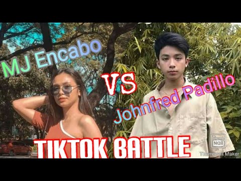 MJ Encabo VS Johnfred Padillo Tiktok Battle|Lieanne Mae Abaño - YouTube