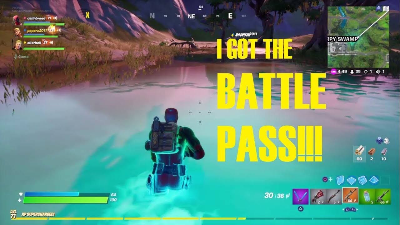 FORTNITE : I GOT THE BATTLE PASS!!!..NOT CLICK BAIT.. - YouTube