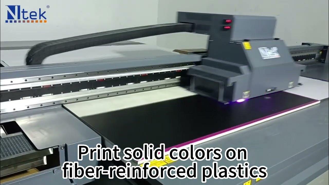 NTEK YC2030L*RICOH GEN6 UV flatbed printer - YouTube