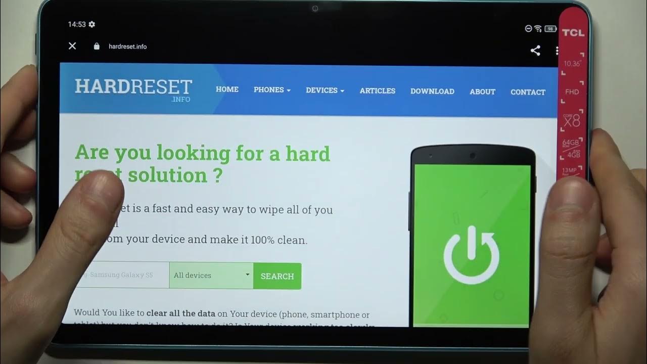 How to Read the QR Code on TCL Tab 10 MAX – Activate QR Scanner - YouTube