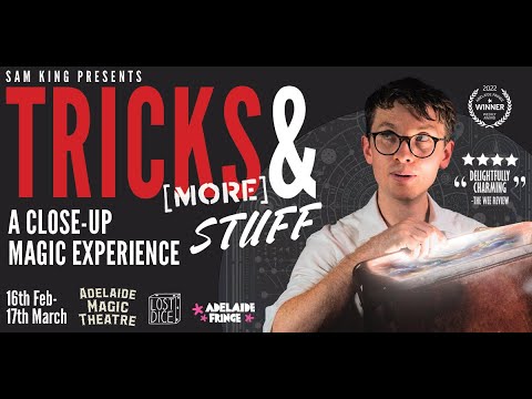 Tricks & MORE Stuff | Adelaide Fringe Show Trailer | Sam King - YouTube