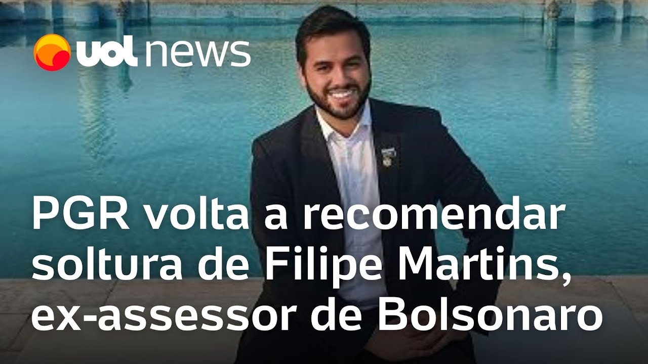 Filipe Martins: PGR volta a recomendar a soltura de ex-assessor de Bolsonaro - YouTube