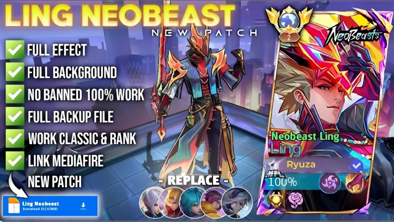 UPDATE Script Skin Ling Neobeast - Neobeast Ling No Password | Full ...
