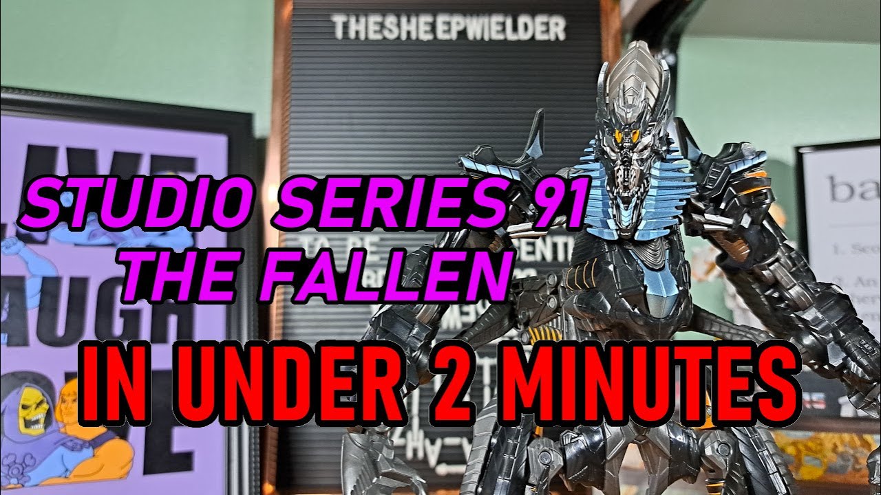 Transformers Studio Series 91 - The Fallen Review - YouTube