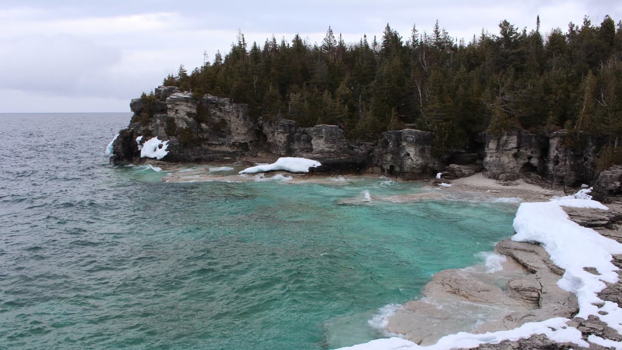 Bruce Peninsula National Park Winter Camping - YouTube