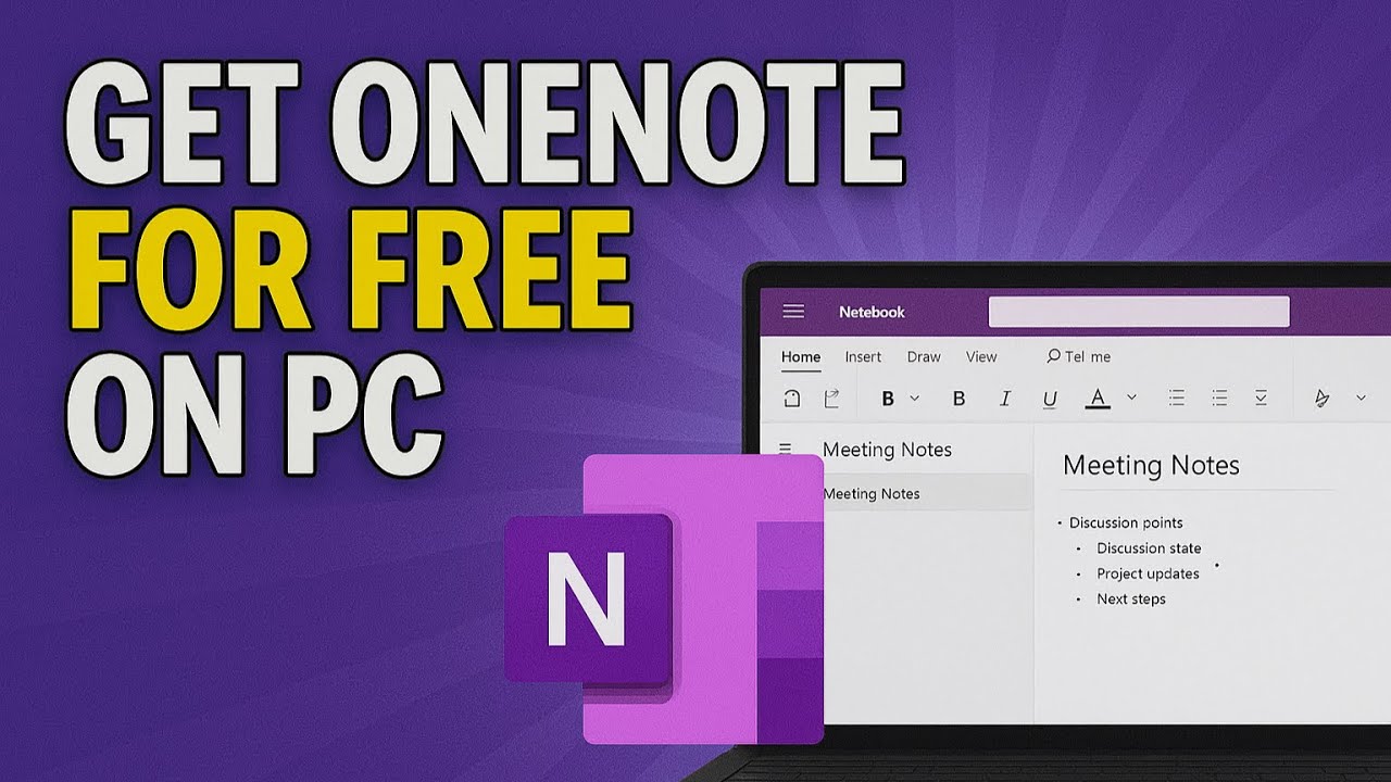 How To Get Microsoft OneNote Free On PC/Laptop - YouTube