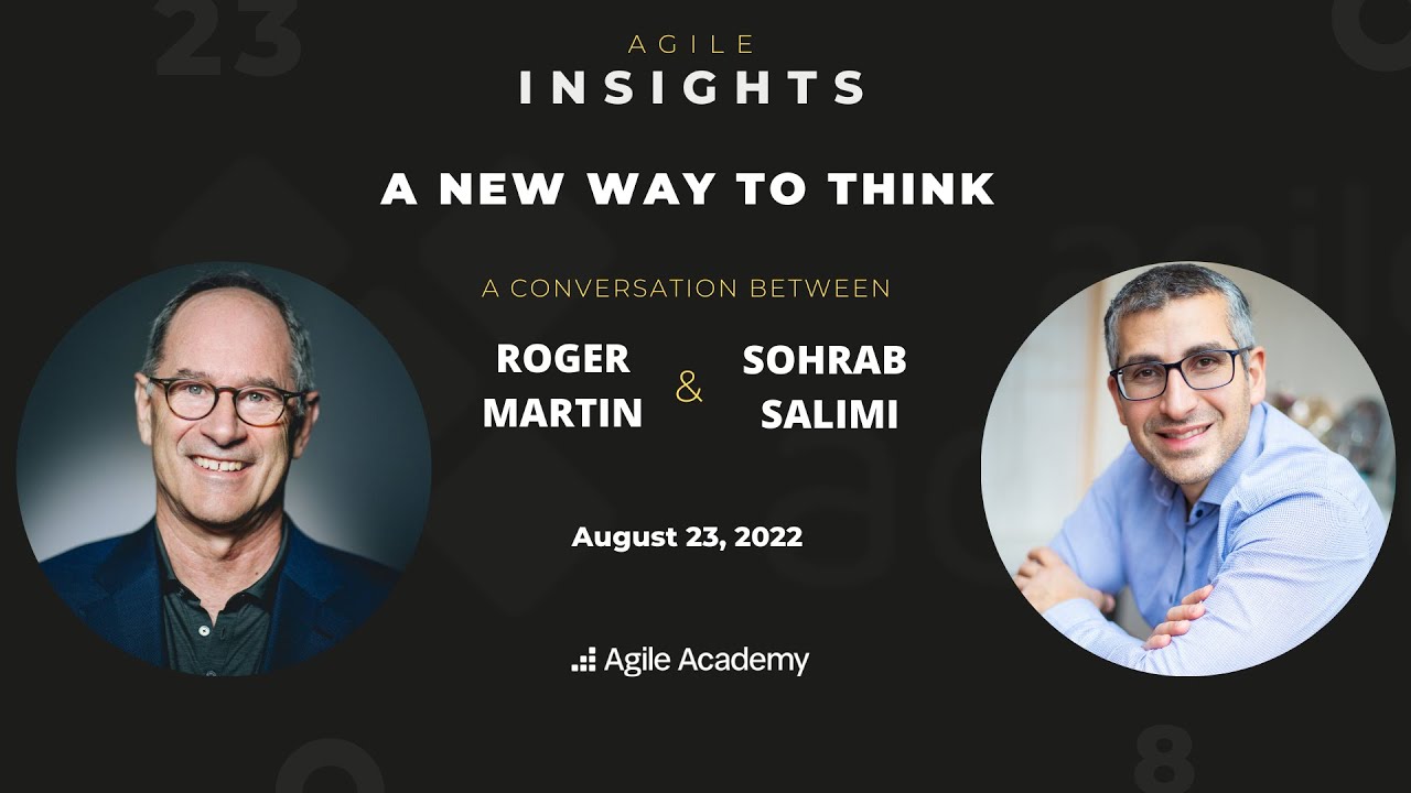 A New Way to Think I Culture (Roger Martin in conversation with Sohrab ...