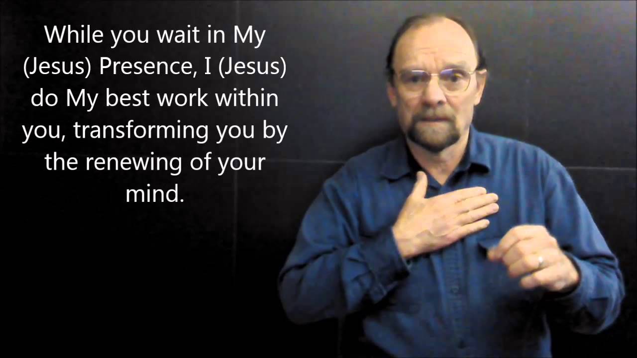 Be Still in My Presence / American Sign Language - YouTube