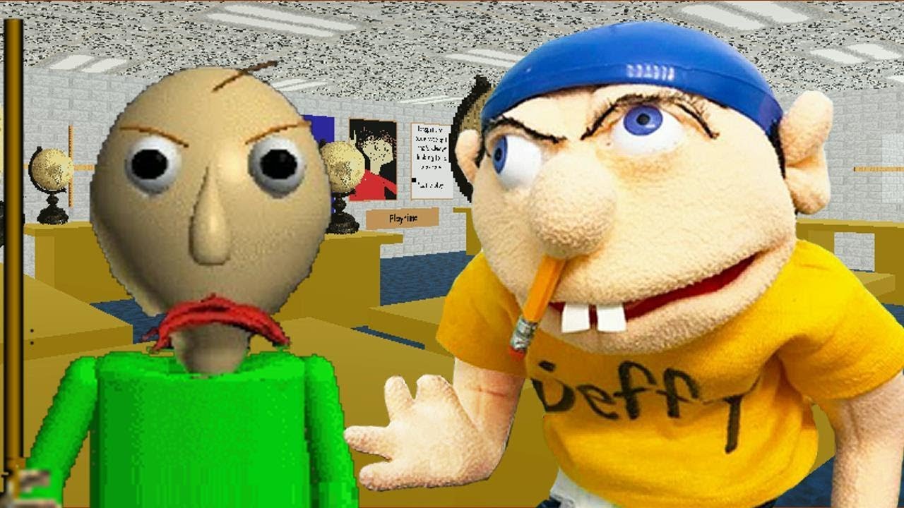 JEFFY PLAYS: Baldi Basics in Education and Learning || JEFFY VS BALDI ...