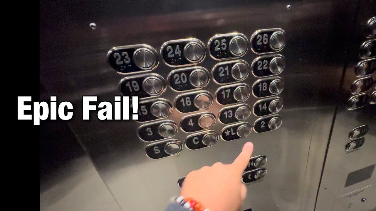 Epic Fail on the Chase Tower elevators. - YouTube