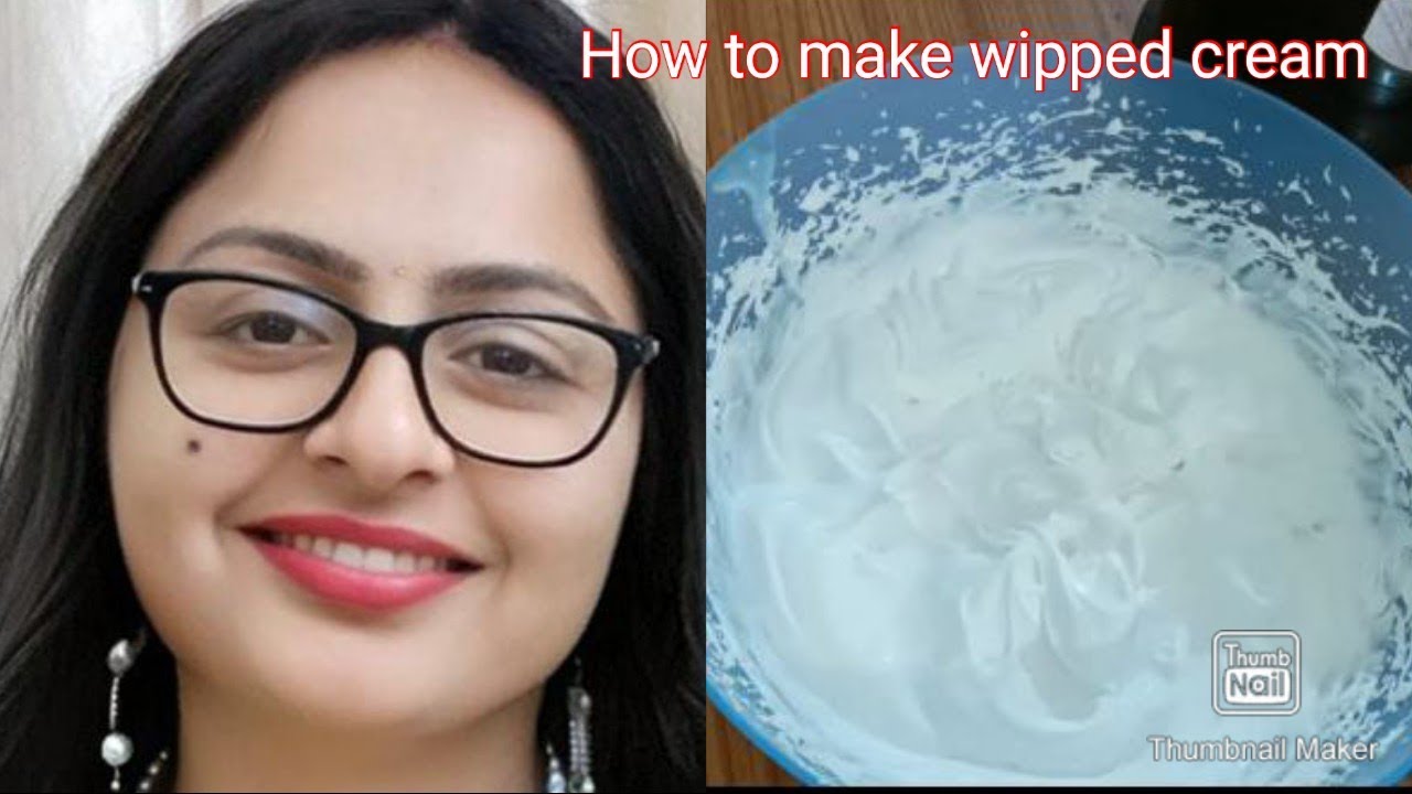 How to make Whipped Cream | Step by Step Whipping Cream Video|अब आपभी ...