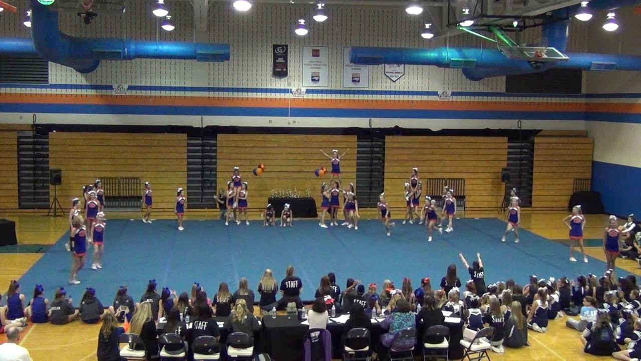 Marvin Ridge 8th Grade Cheer 2017 Maverick Classic - YouTube