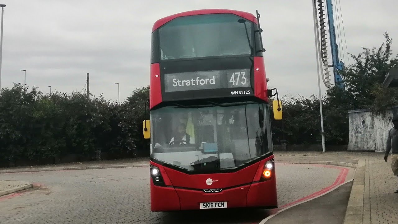 *FULL ROUTE VISUAL* | Route 473 Tower Transit WH31125 SK19FCN Wrightbus ...