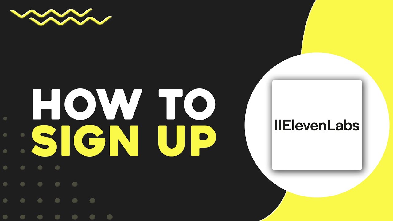 How To Sign Up on ElevenLabs (Quick Tutorial) - YouTube