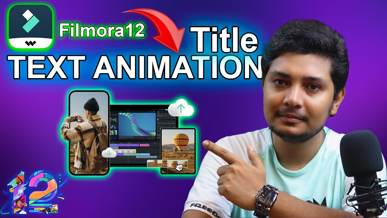 How to Title Text Advance Animation on Filmora12 || Bangla Video Editing Tutorial - YouTube