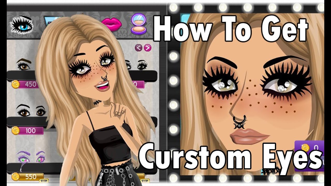 HOW TO GET CUSTOM EYES ON MSP! *Glitch* - YouTube